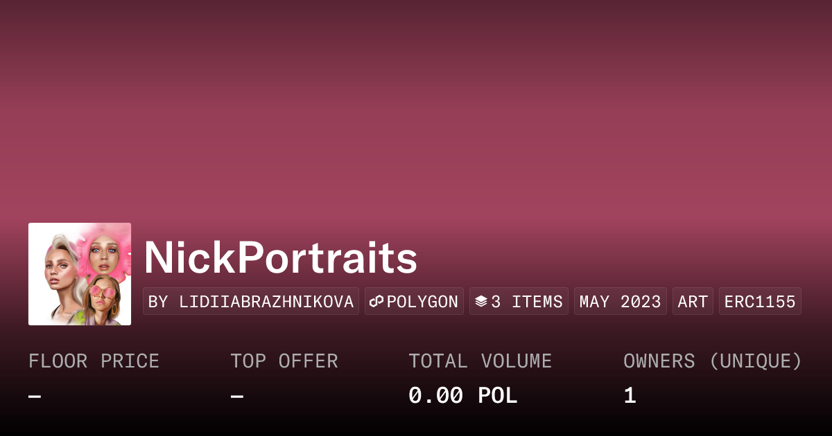 NickPortraits - Collection | OpenSea