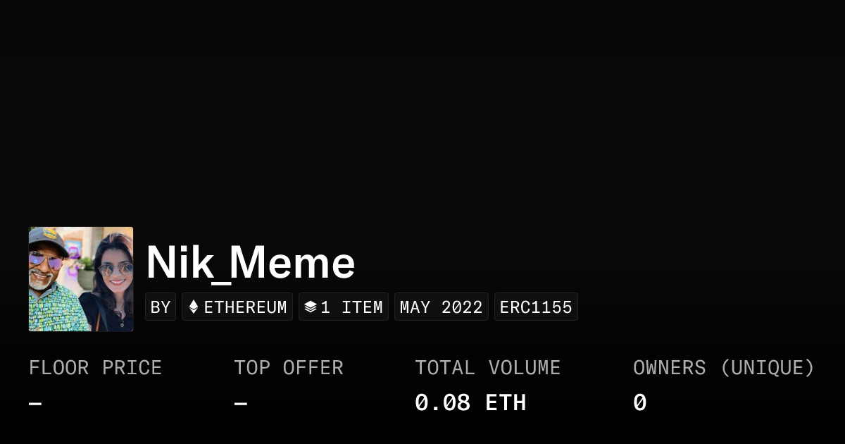 Nik_Meme - Collection | OpenSea