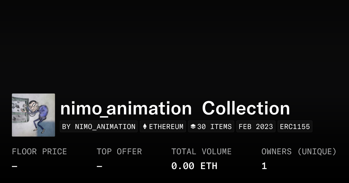 nimo_animation Collection - Collection | OpenSea