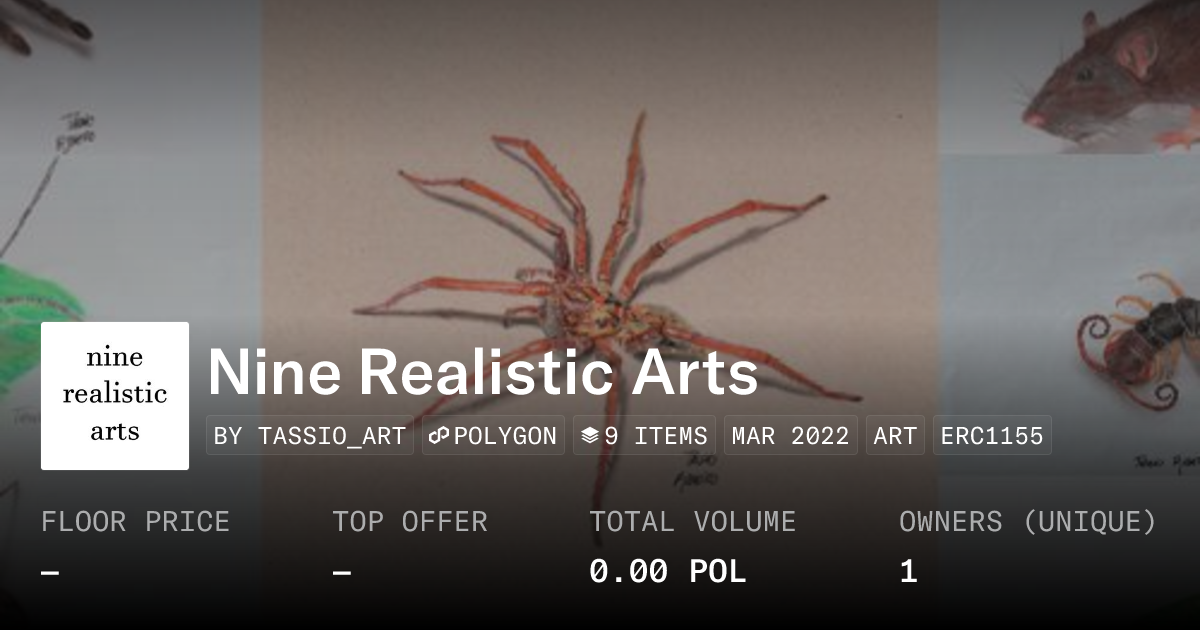 Nine Realistic Arts - Collection | OpenSea
