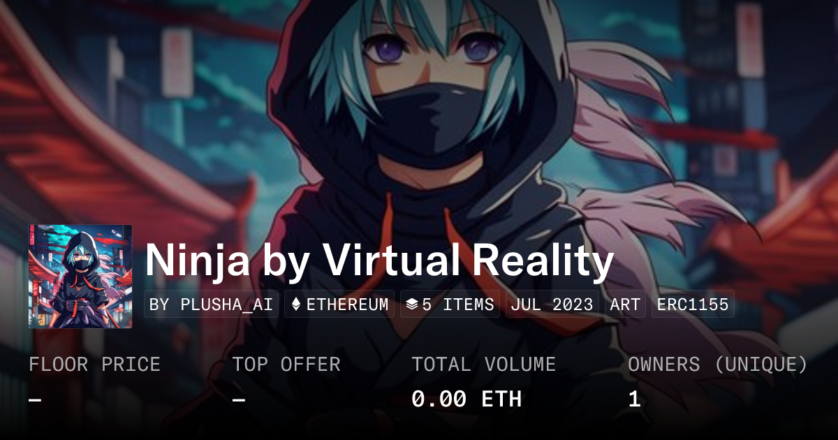 Ninja by Virtual Reality - Collection | OpenSea