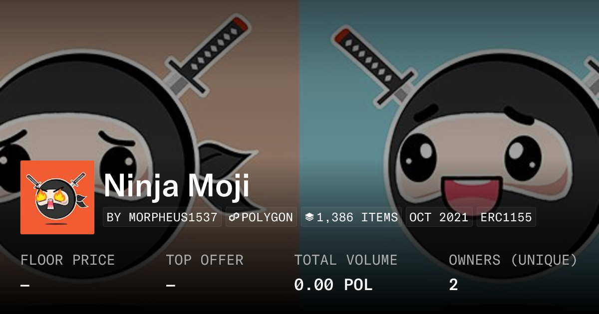Ninja Moji - Collection | OpenSea