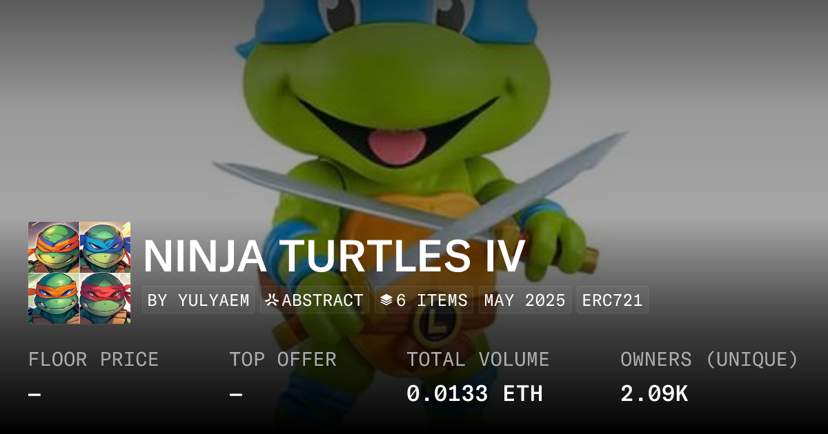 NINJA TURTLES IV - Collection | OpenSea