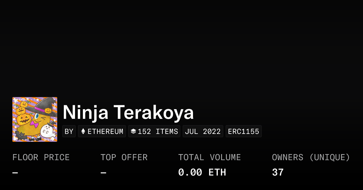 Ninja Terakoya - Collection | OpenSea