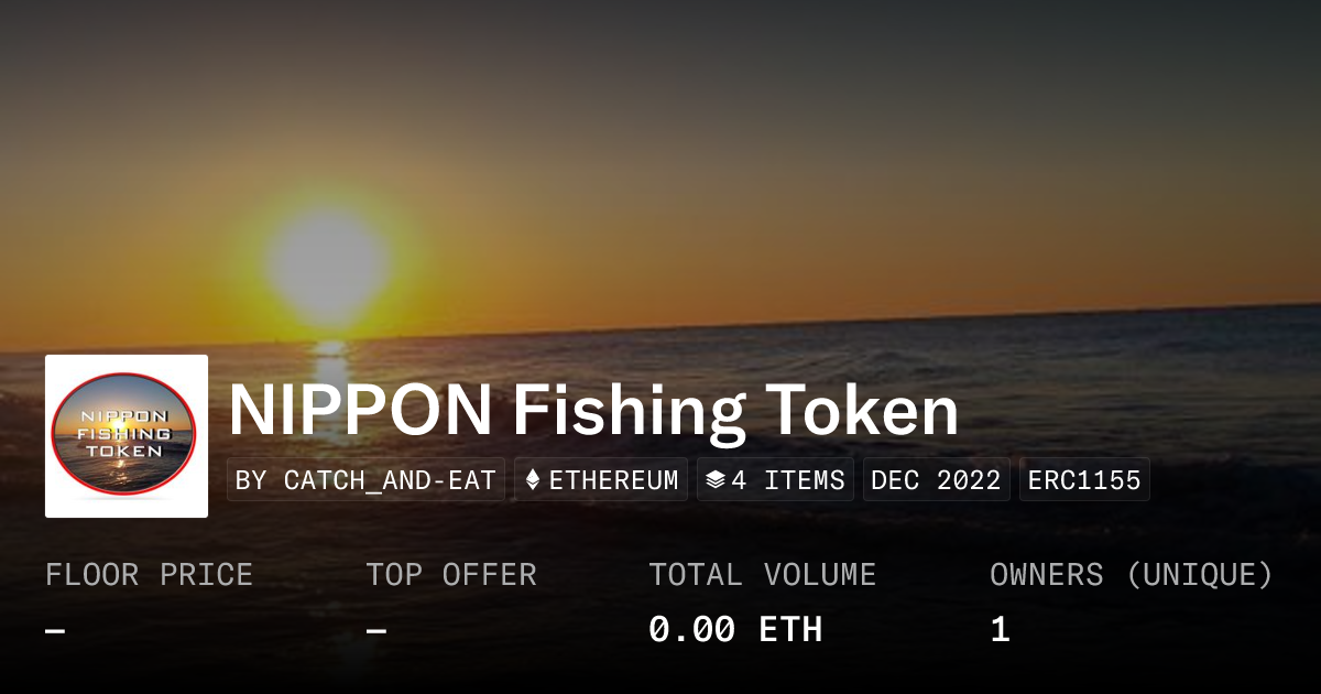 NIPPON Fishing Token - Collection | OpenSea