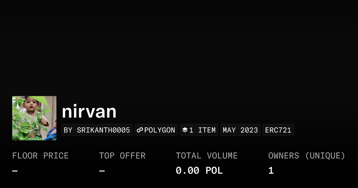 nirvan - Collection | OpenSea