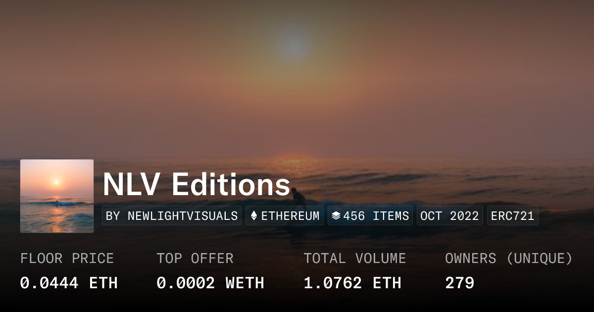 NLV Editions - Collection | OpenSea