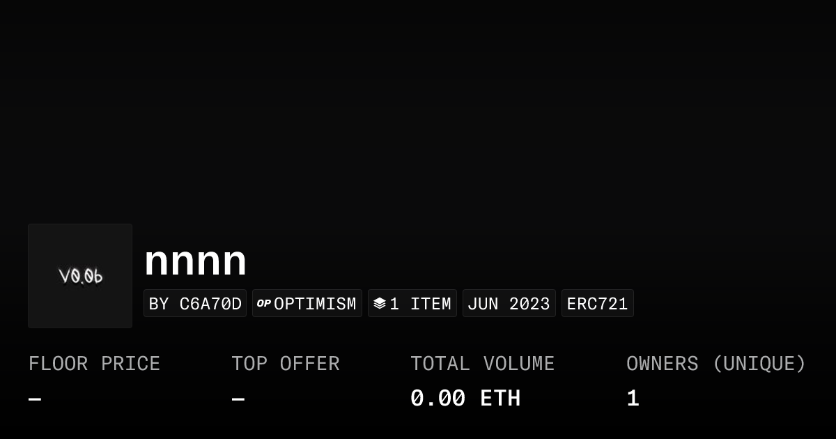 nnnn - Collection | OpenSea