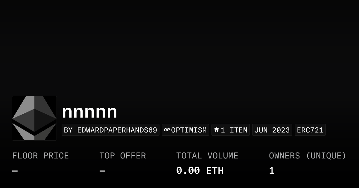 nnnnn - Collection | OpenSea