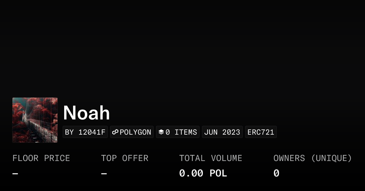 Noah - Collection | OpenSea