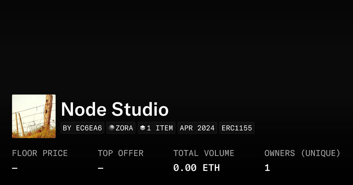 Node Studio - Collection | OpenSea