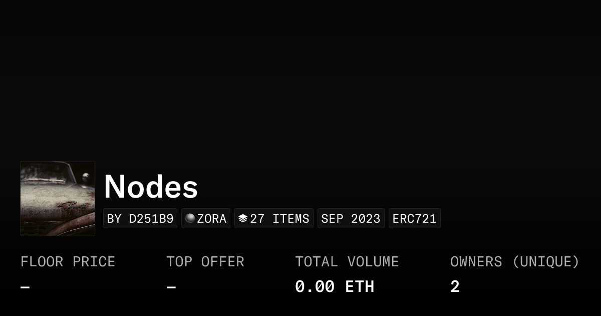 Nodes - Collection | OpenSea