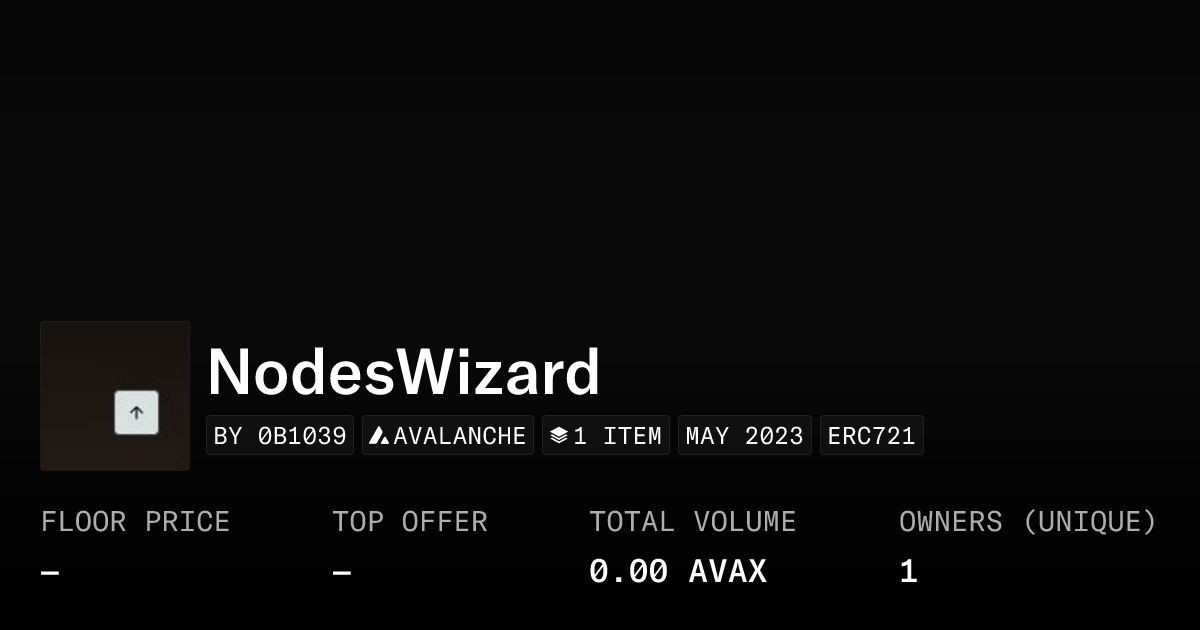 NodesWizard - Collection | OpenSea