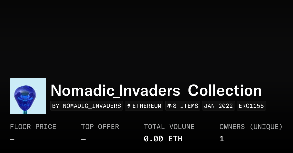Nomadic_Invaders Collection - Collection | OpenSea