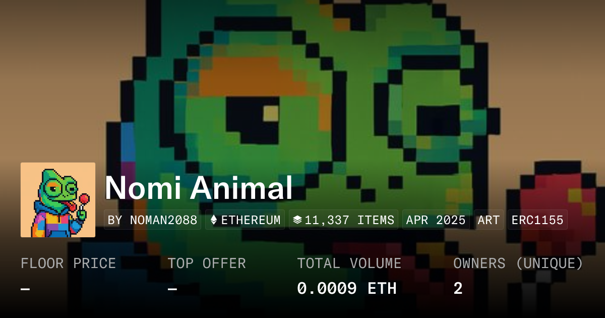 Nomi Animal - Collection | OpenSea