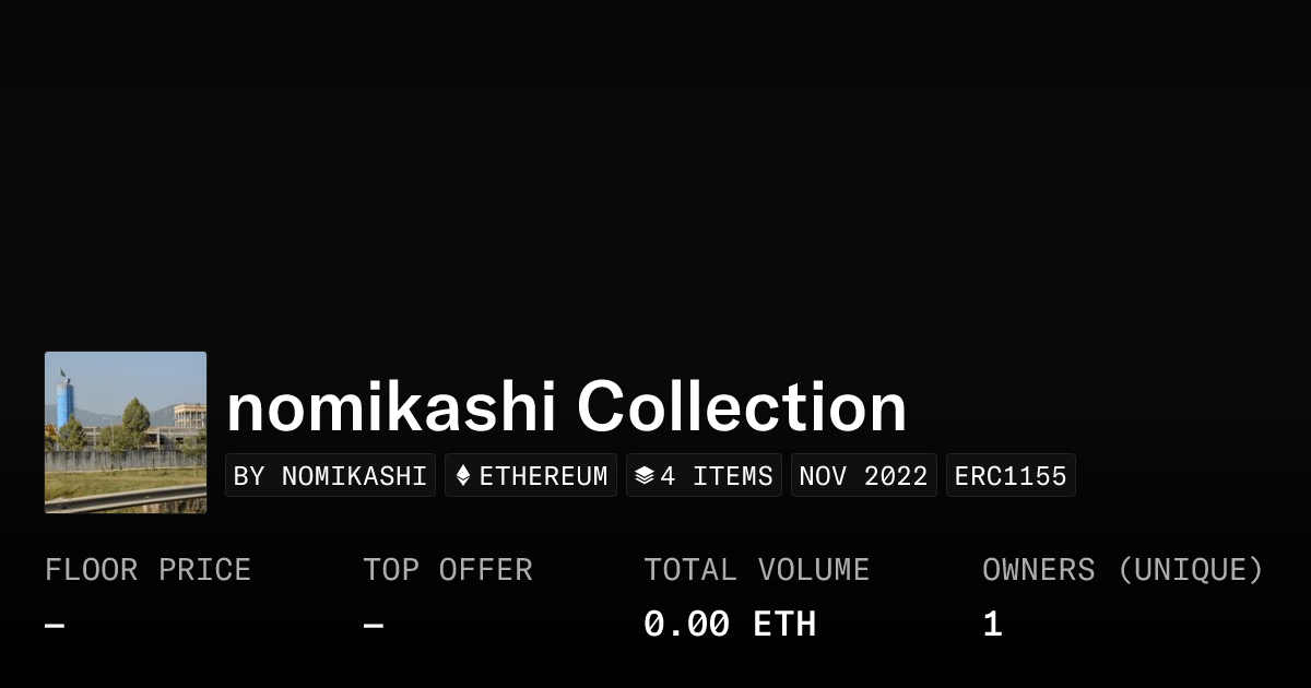 nomikashi Collection - Collection | OpenSea