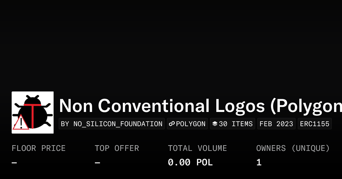 Non Conventional Logos (Polygon) - Collection | OpenSea