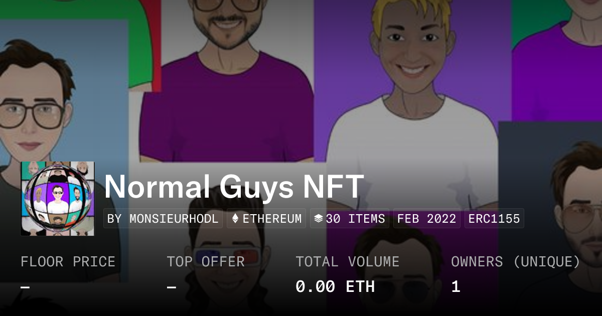 Normal Guys NFT - Collection | OpenSea