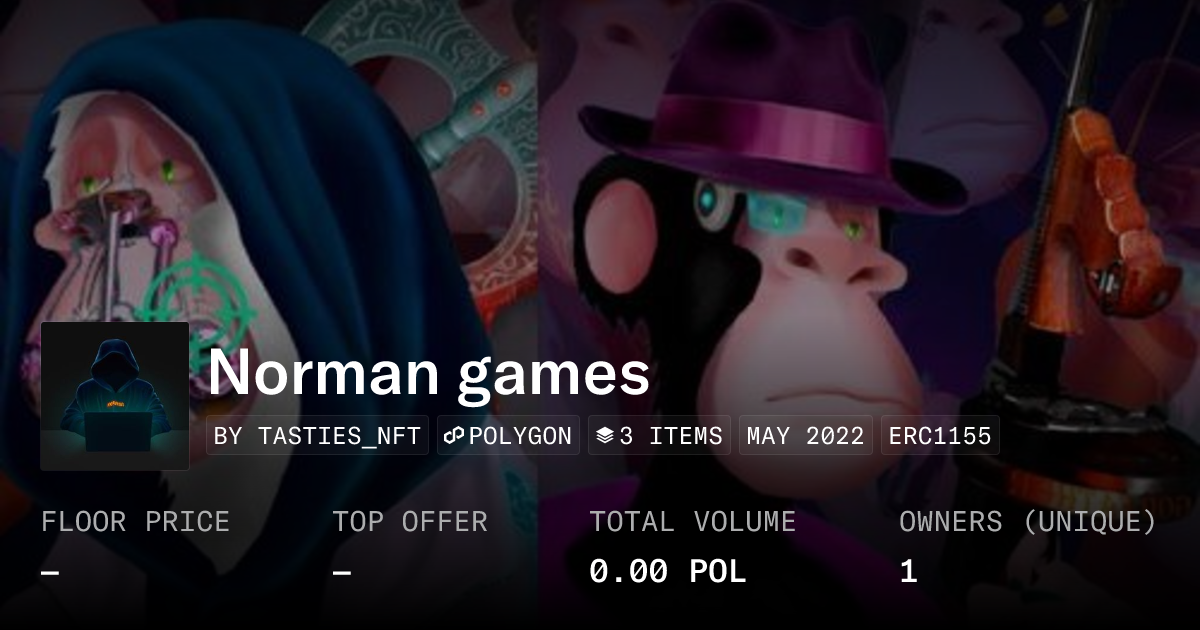 Norman games - Collection | OpenSea