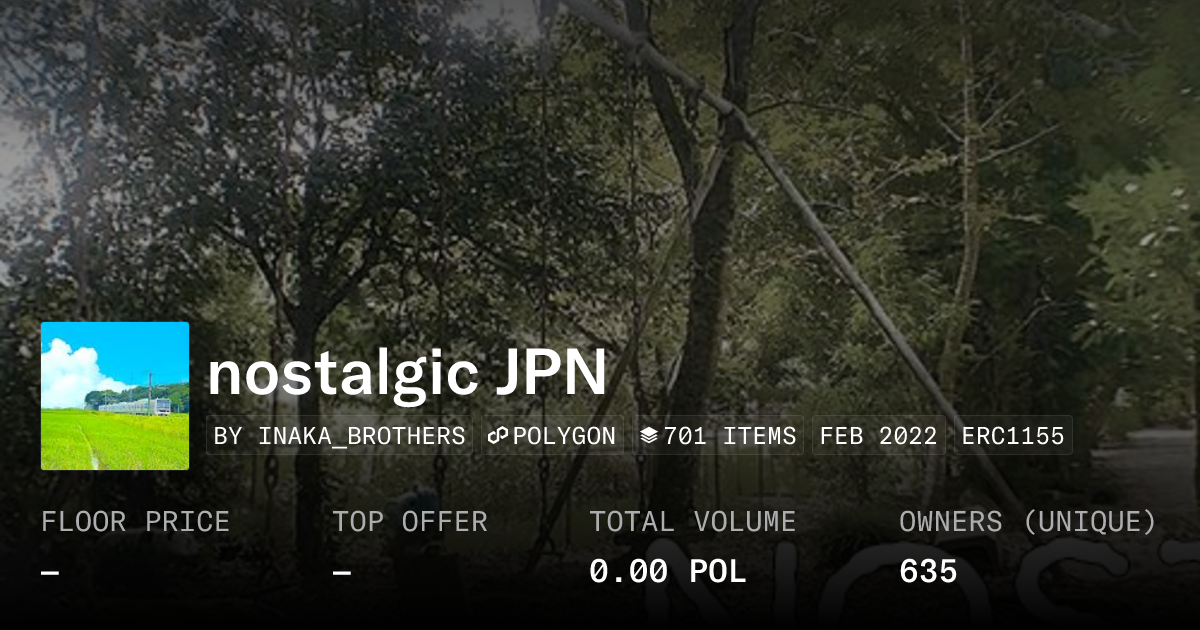 nostalgic JPN - Collection | OpenSea