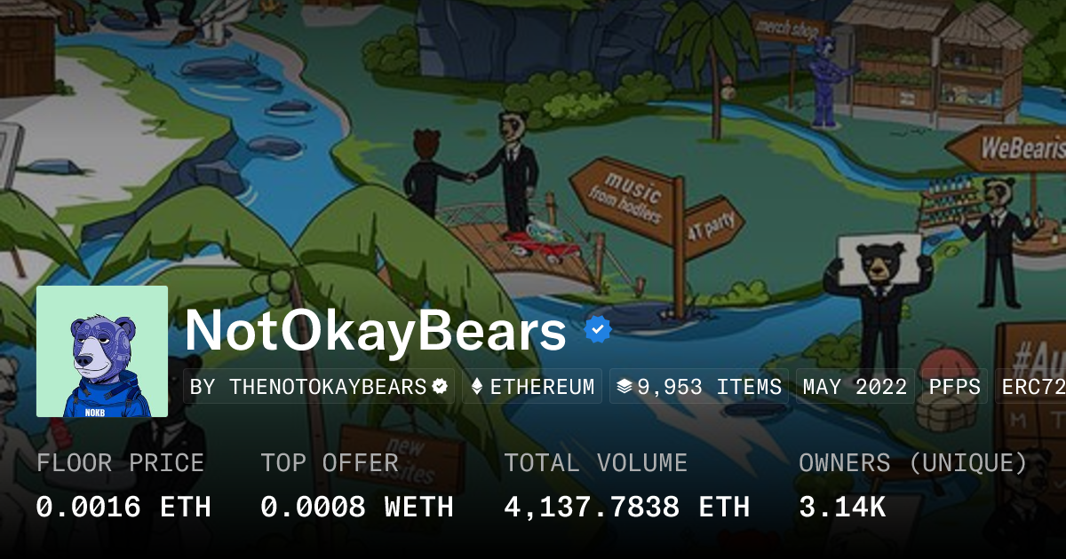 NotOkayBears - Collection | OpenSea