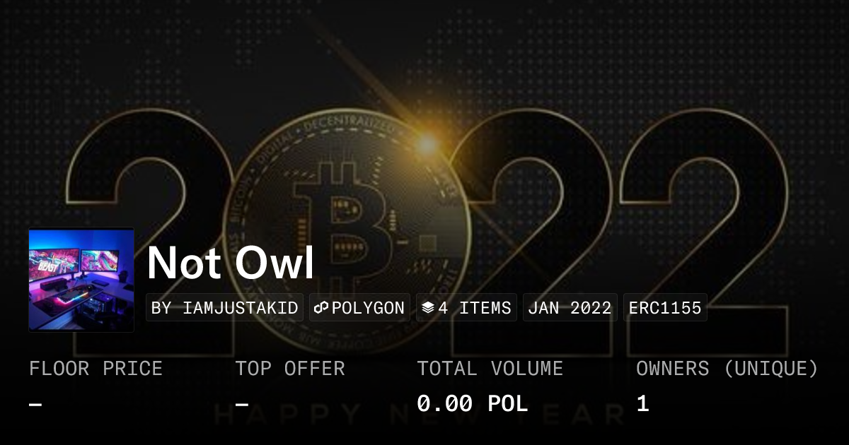 Not Owl - Collection | OpenSea