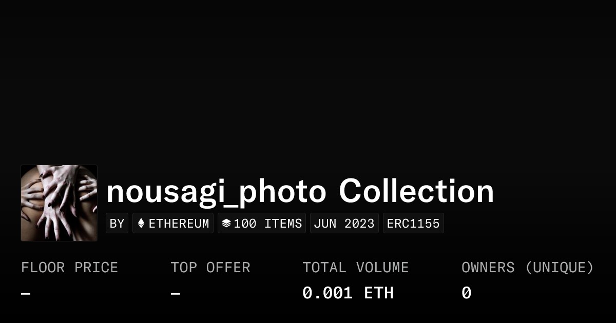 nousagi_photo Collection - Collection | OpenSea