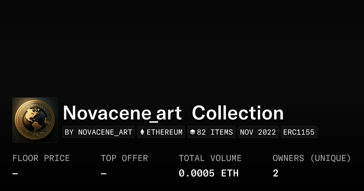 Novacene_art Collection - Collection | OpenSea