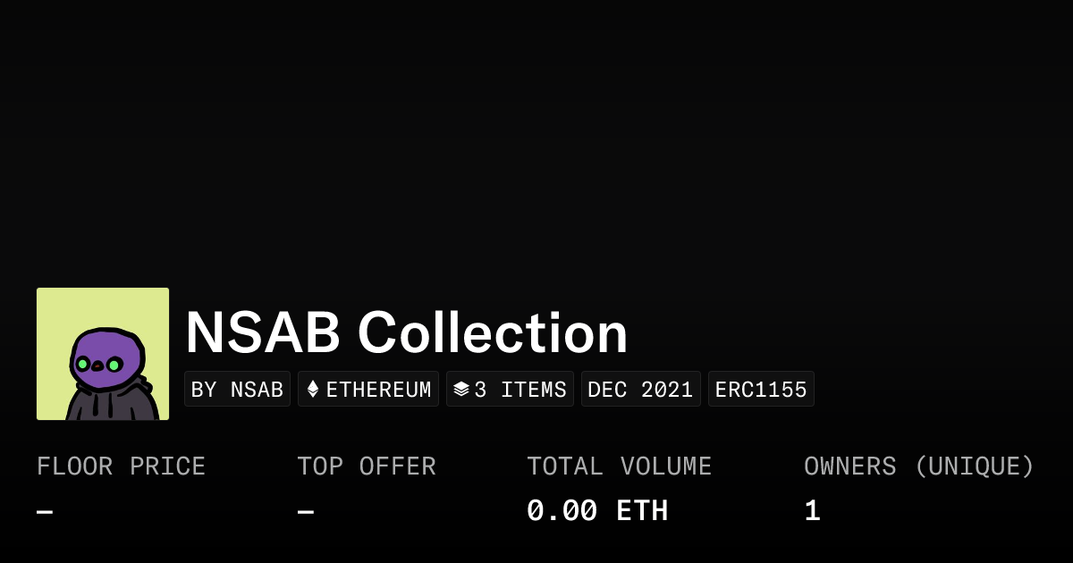 NSAB Collection - Collection | OpenSea