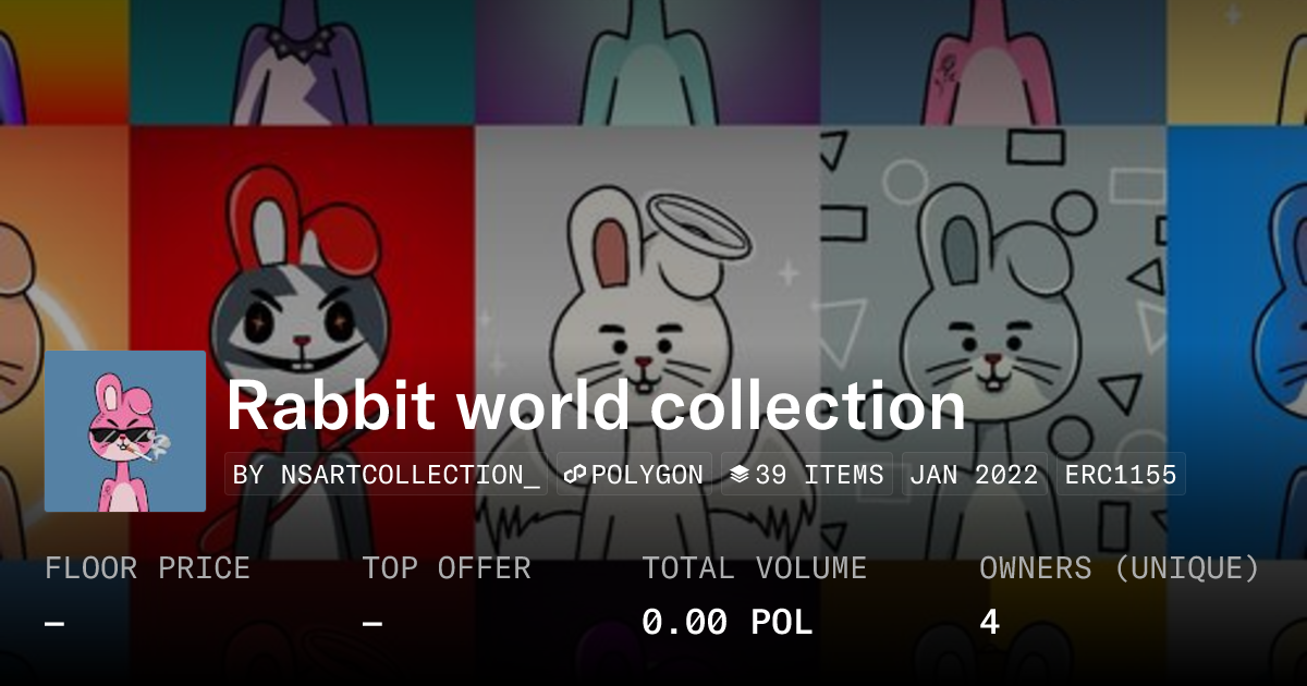 Rabbit world collection - Collection | OpenSea