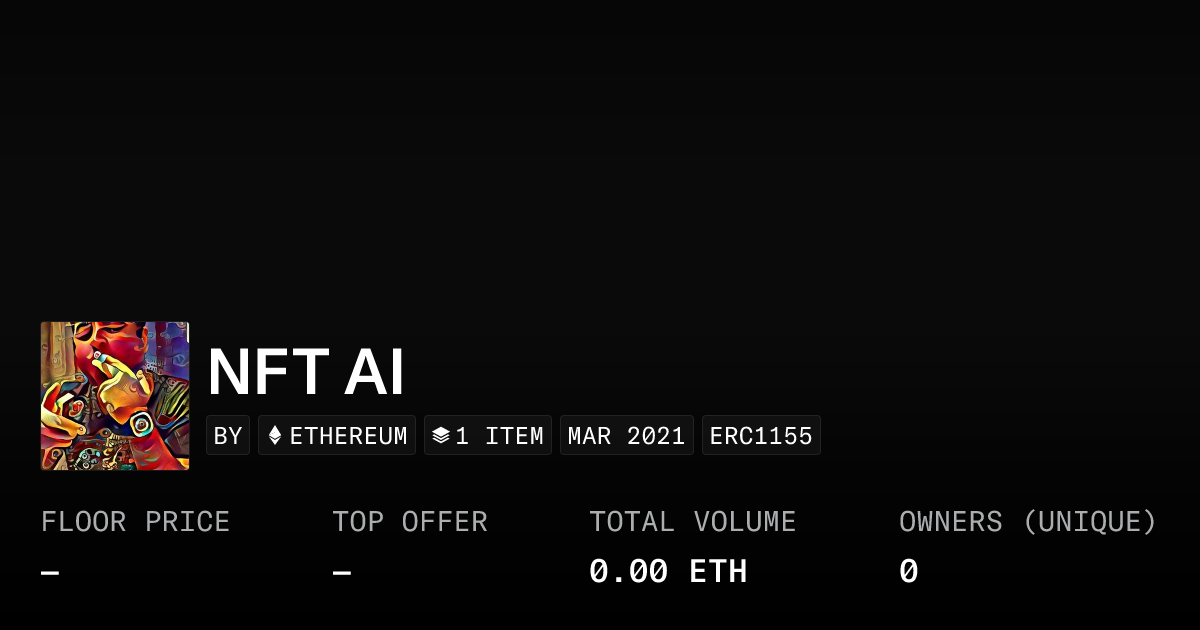 NFT AI - Collection | OpenSea