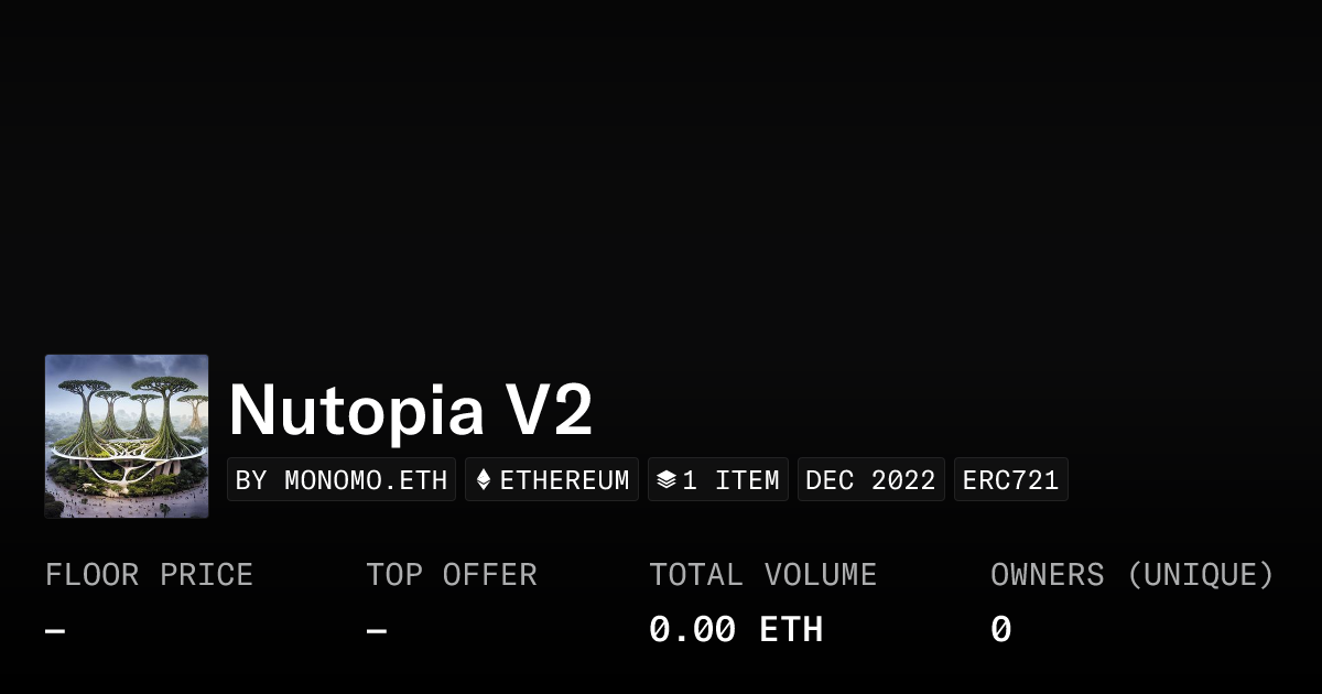 Nutopia V2 - Collection | OpenSea