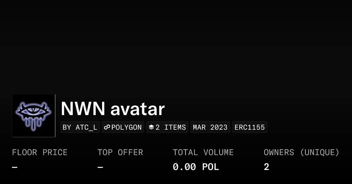 NWN avatar - Collection | OpenSea