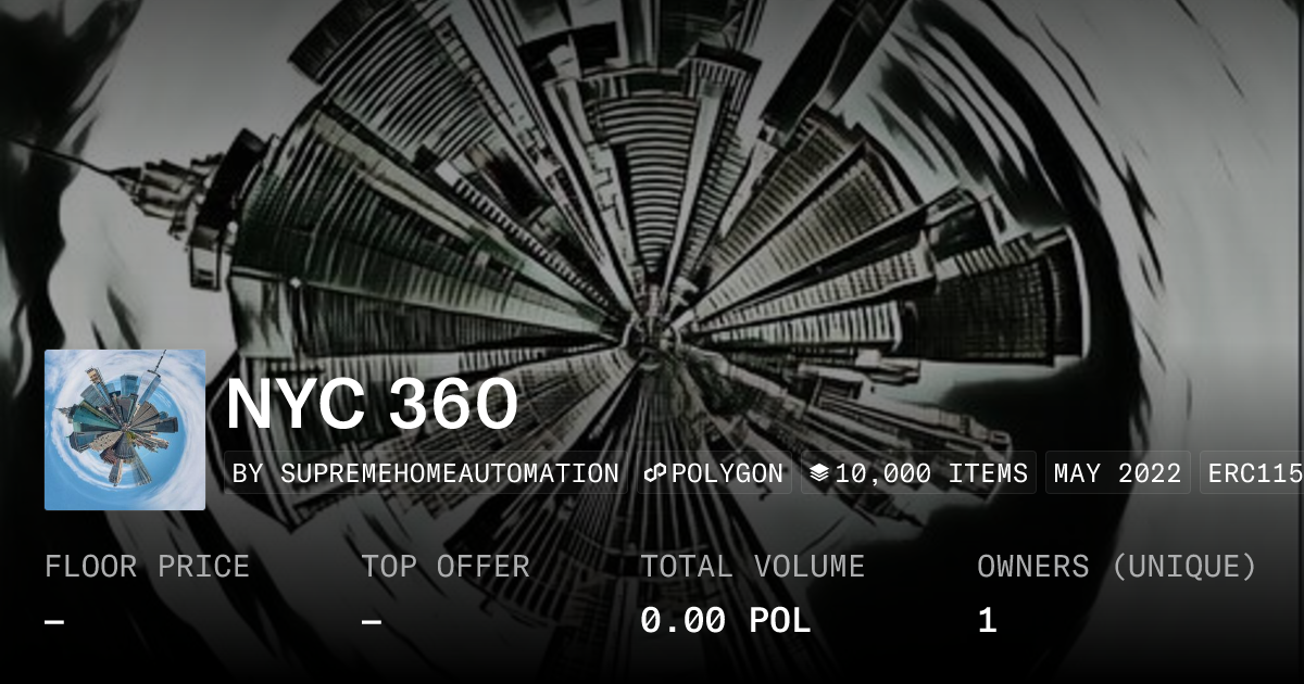 NYC 360 - Collection | OpenSea