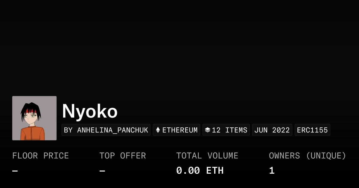 Nyoko - Collection | OpenSea