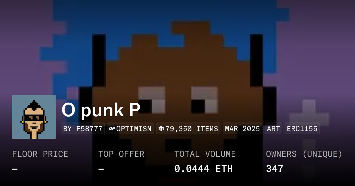 O punk P - Collection | OpenSea