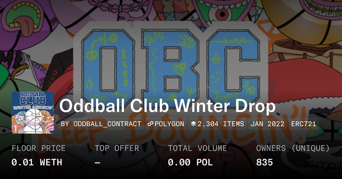 Oddball Club Winter Drop - Collection | OpenSea
