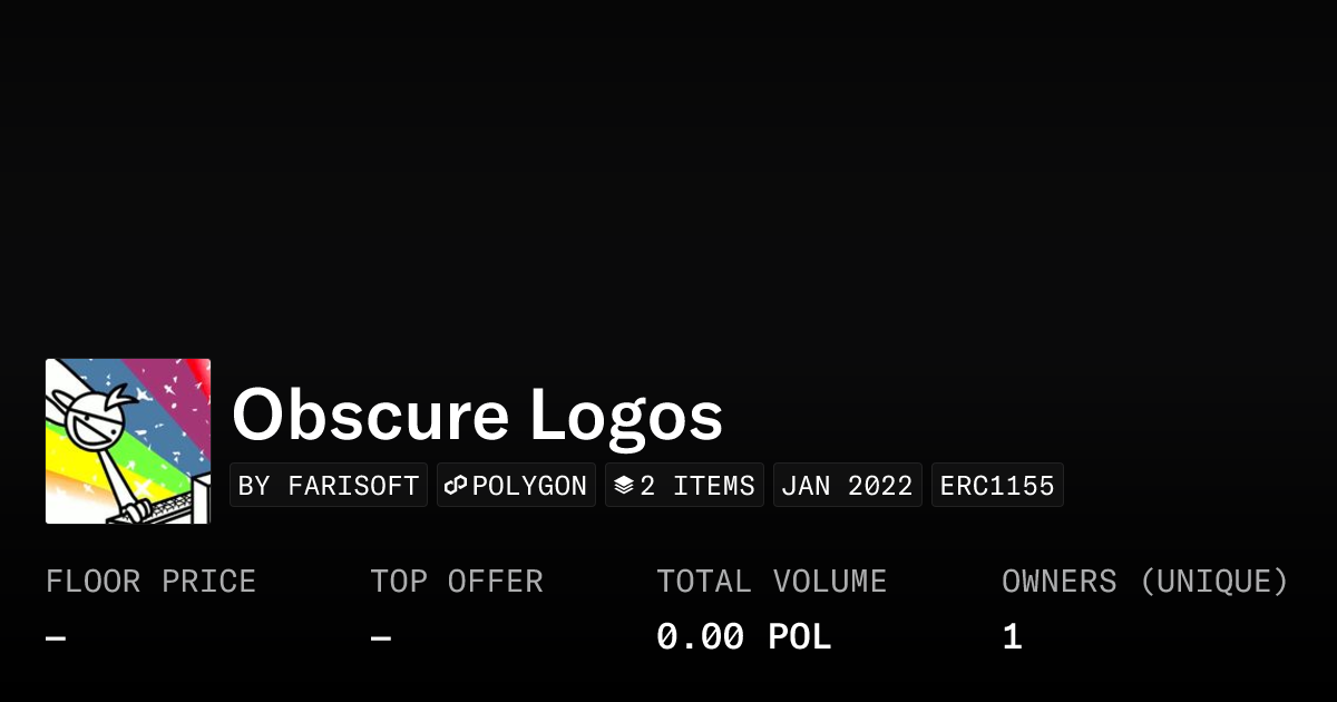Obscure Logos - Collection | OpenSea