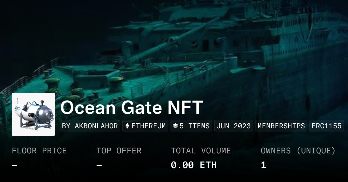 Ocean Gate NFT - Collection | OpenSea