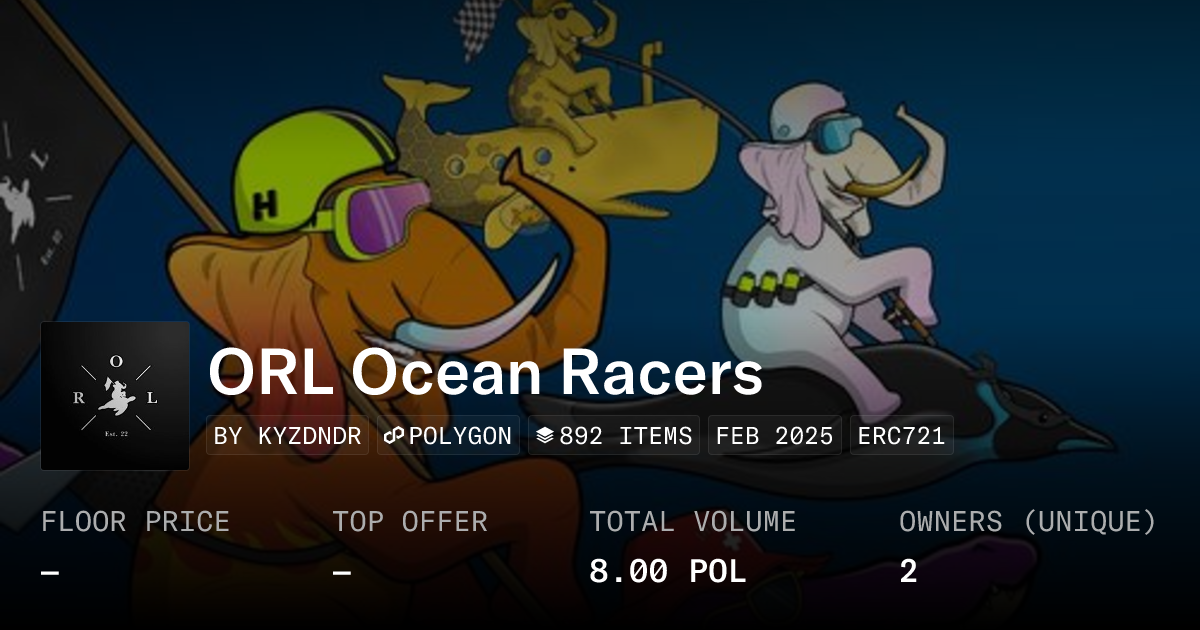 ORL Ocean Racers - Collection | OpenSea