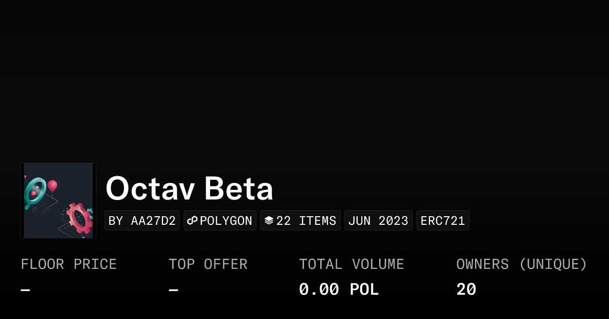 Octav Beta - Collection | OpenSea