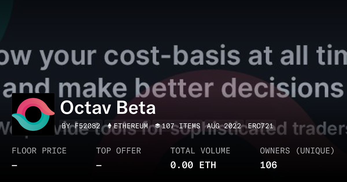 Octav Beta - Collection | OpenSea