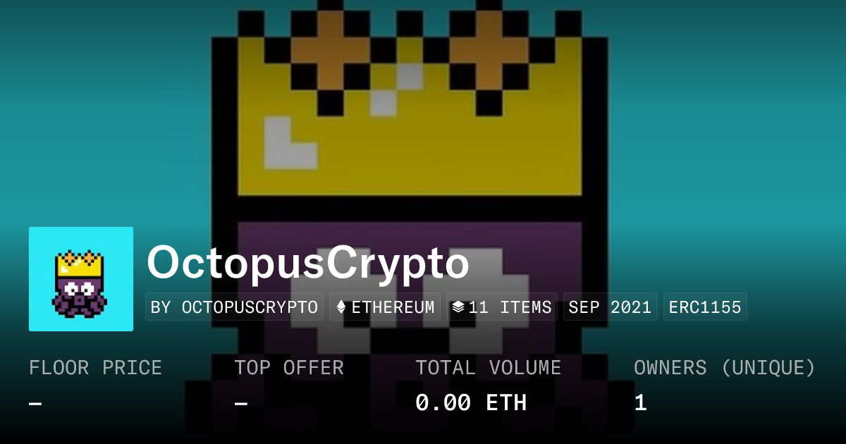 OctopusCrypto - Collection | OpenSea