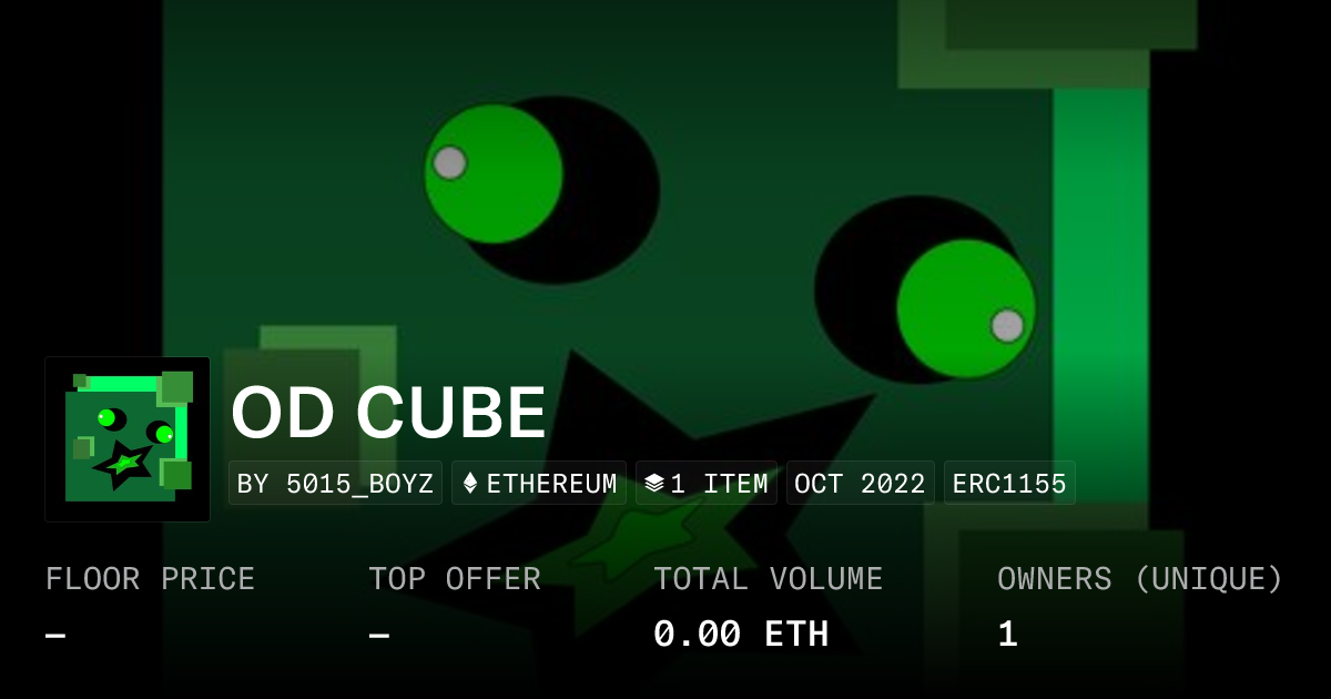 OD CUBE - Collection | OpenSea