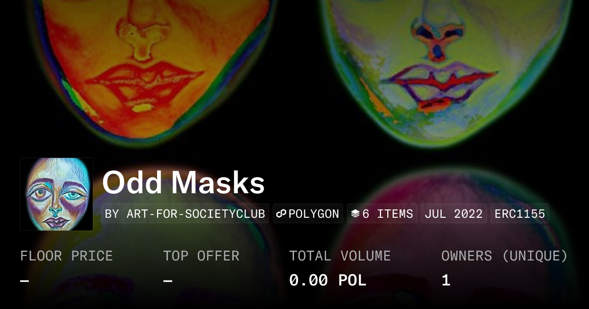 Odd Masks - Collection | OpenSea