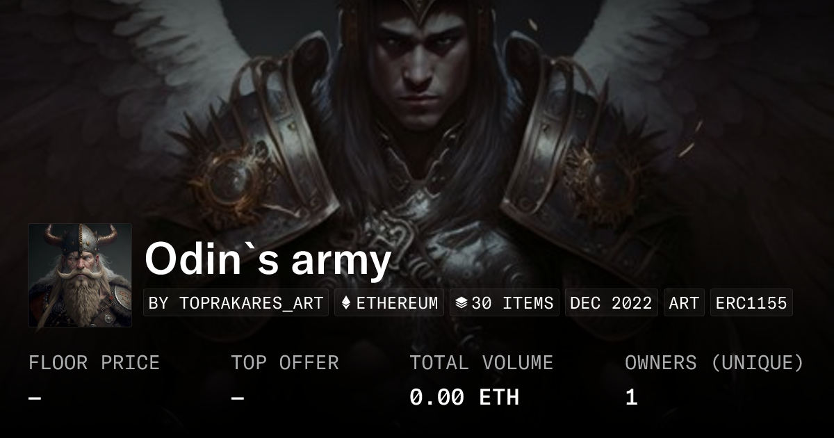 Odin`s army - Collection | OpenSea