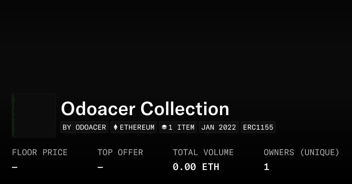 Odoacer Collection - Collection | OpenSea