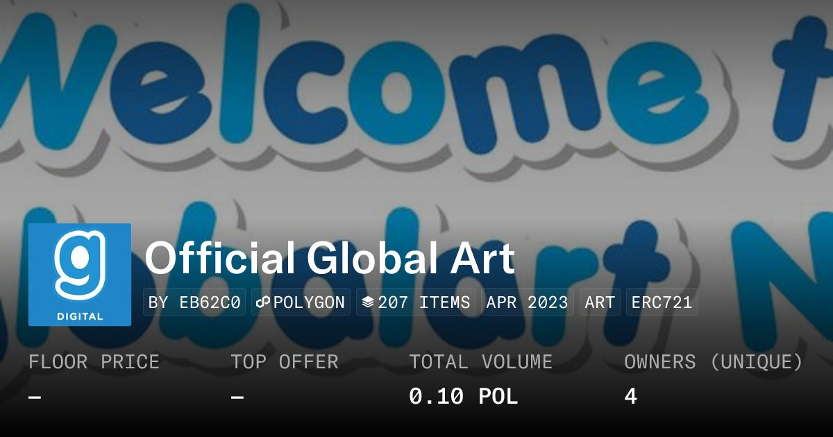 Official Global Art - Collection | OpenSea