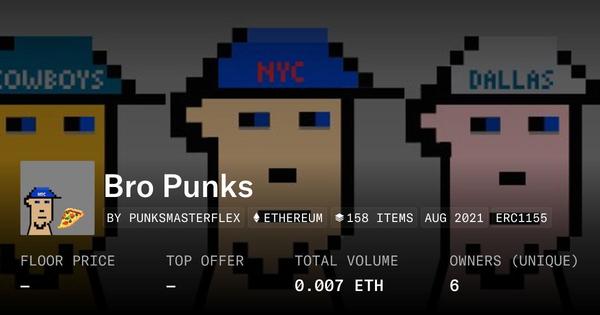 Bro Punks - Collection | OpenSea