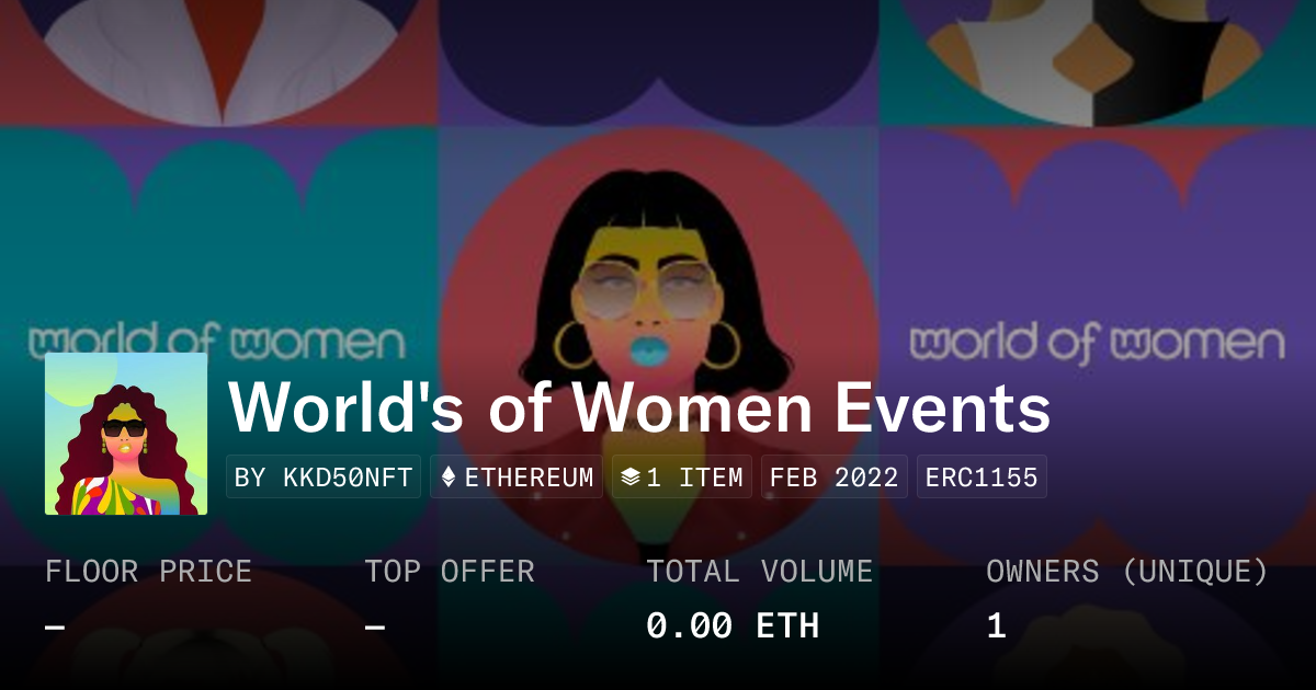 World's of Women Events - Collection | OpenSea